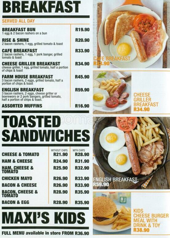 Maxi s Menu Menu For Maxi s La Lucia Durban Zomato South Africa maxi-s-menu-menu-for-maxi-s-la-lucia-durban-zomato-south-africa