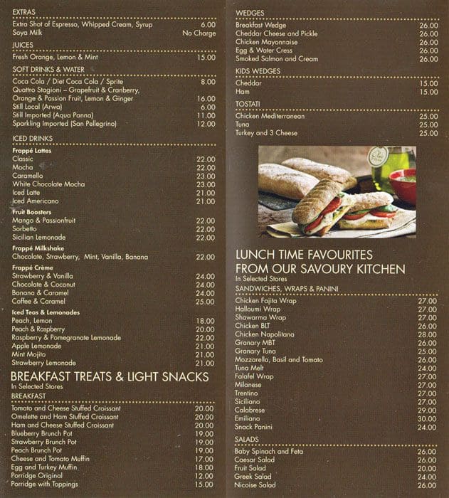 Caffè Nero Menu, Menu for Caffè Nero, DIFC, Dubai - Zomato Caffè Nero Menu, Menu for Caffè Nero, DIFC, Dubai - Zomato